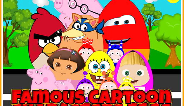 유명한 만화 캐릭터 달걀 - 무료 온라인 게임