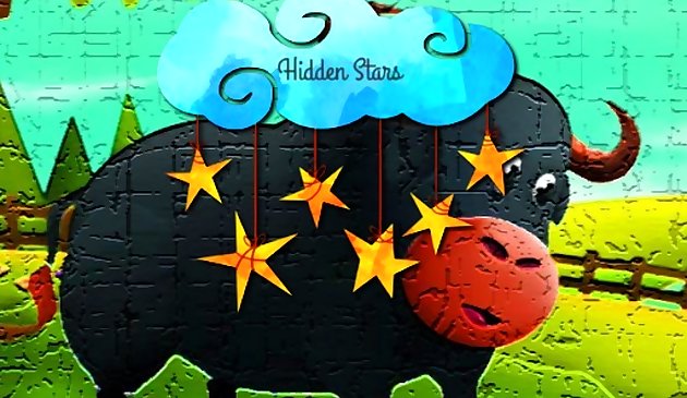 Cartoon Hidden Stars - free online game : Puzzle : INFOX Games
