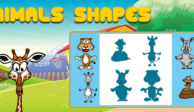Animals Shapes for kids Education - free online game : Baby : INFOX Games