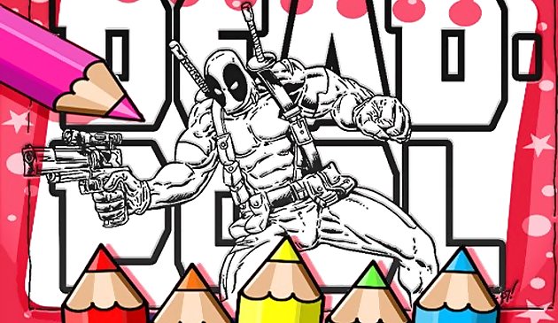 Deadpool Boyama Kitabı - ücretsiz çevrimiçi oyun