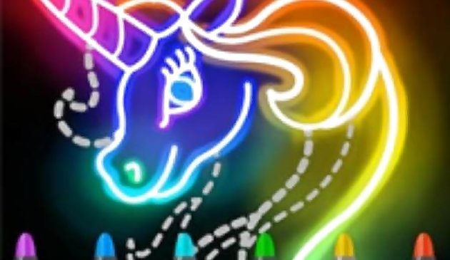 Learn To Draw Glow Cartoon - free online game : : INFOX Games