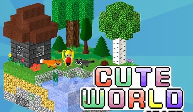 Cute World Craft - free online game : 3D : INFOX Games