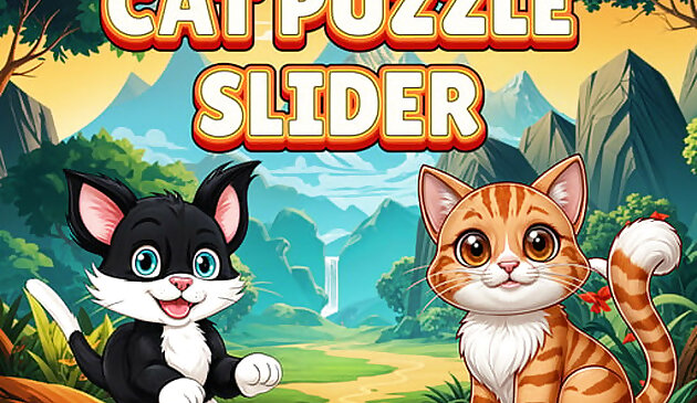 Slider Puzzle Kucing - game online gratis